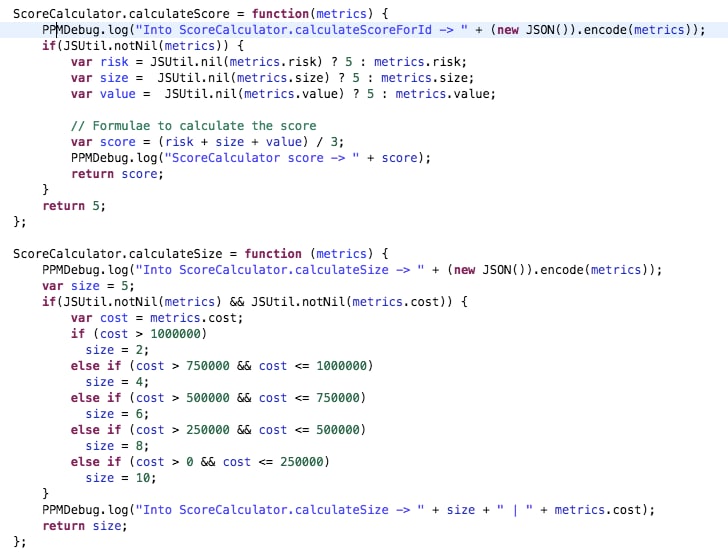 How risk, size and value are calculated in a Proje... - ServiceNow Community
